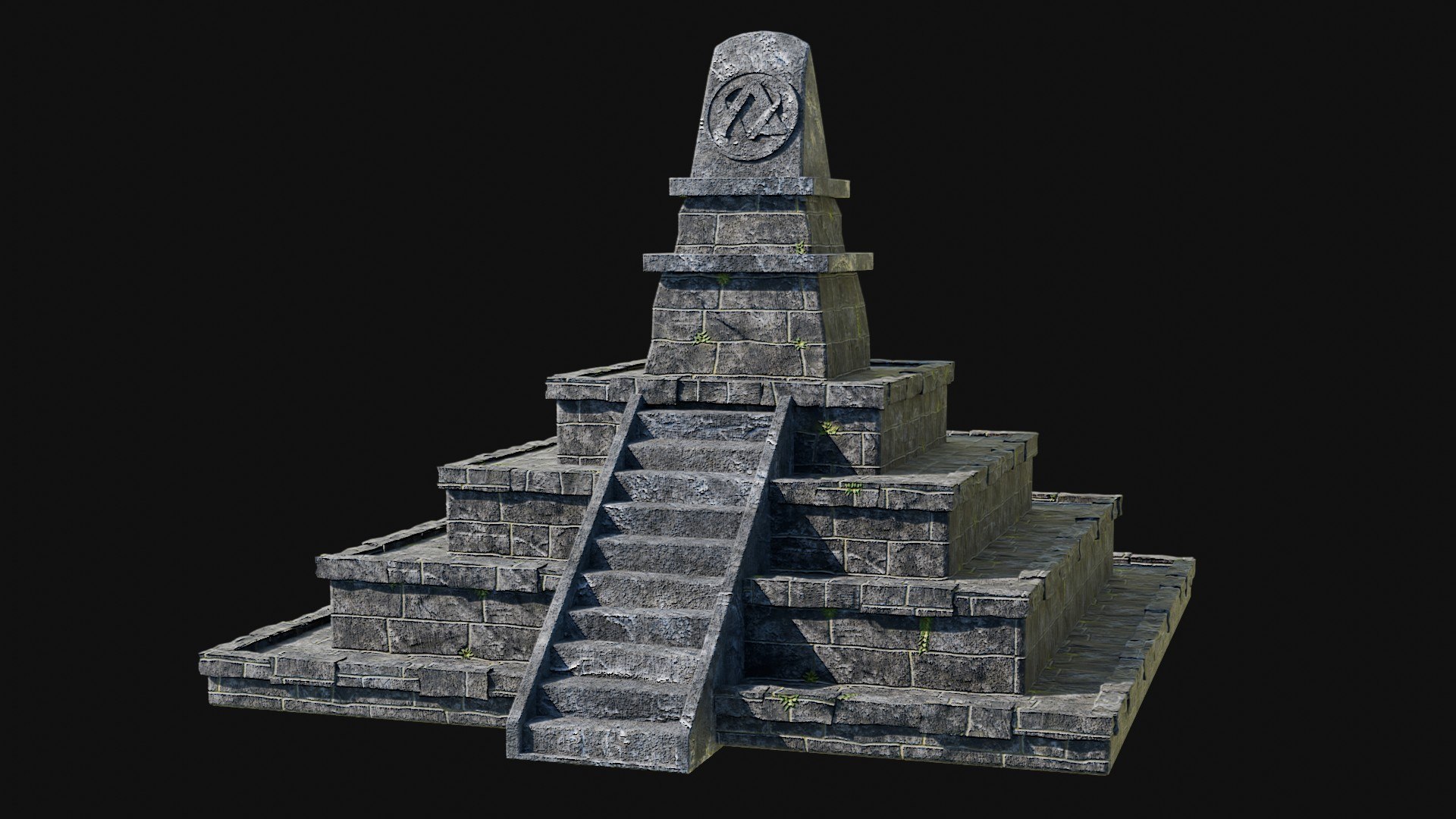 3D CELTIC ANCIENT PYRAMID PYRAMIDS TEMPLE RUINS RUINED COLLECTION ...