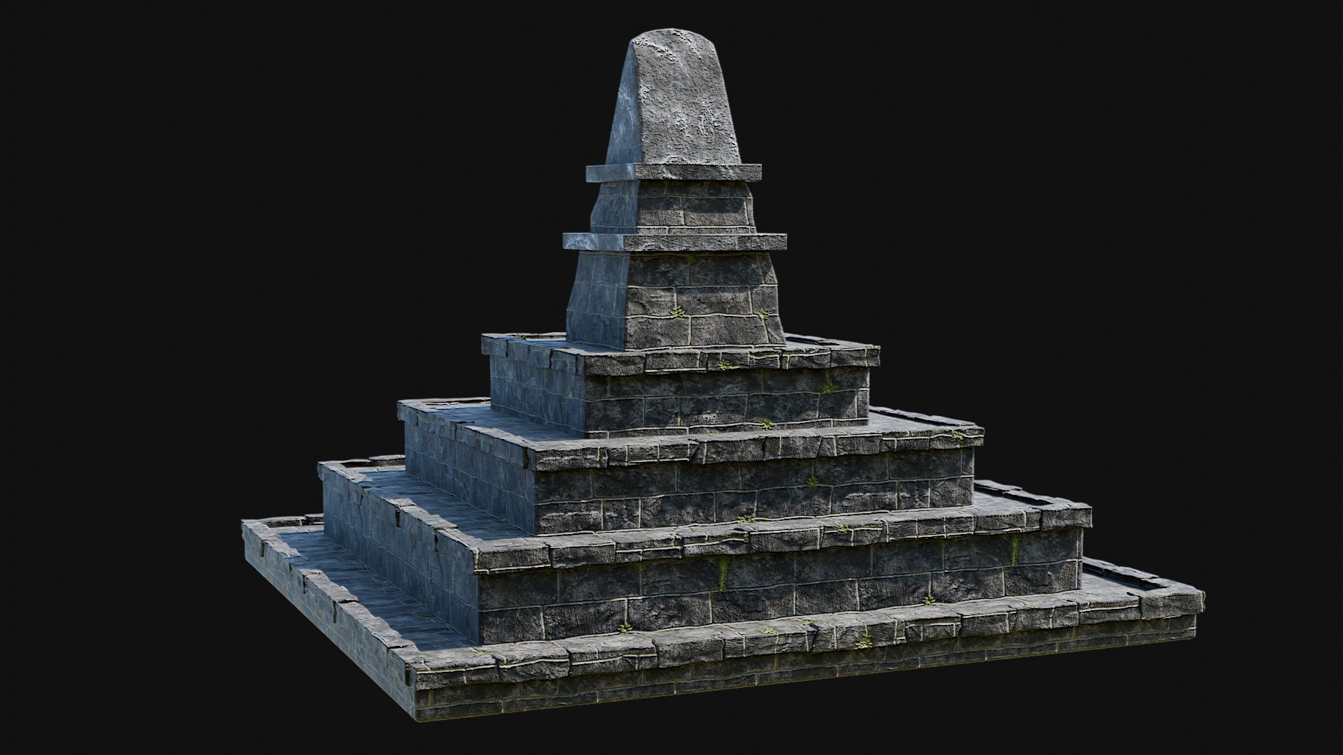 3D CELTIC ANCIENT PYRAMID PYRAMIDS TEMPLE RUINS RUINED COLLECTION ...