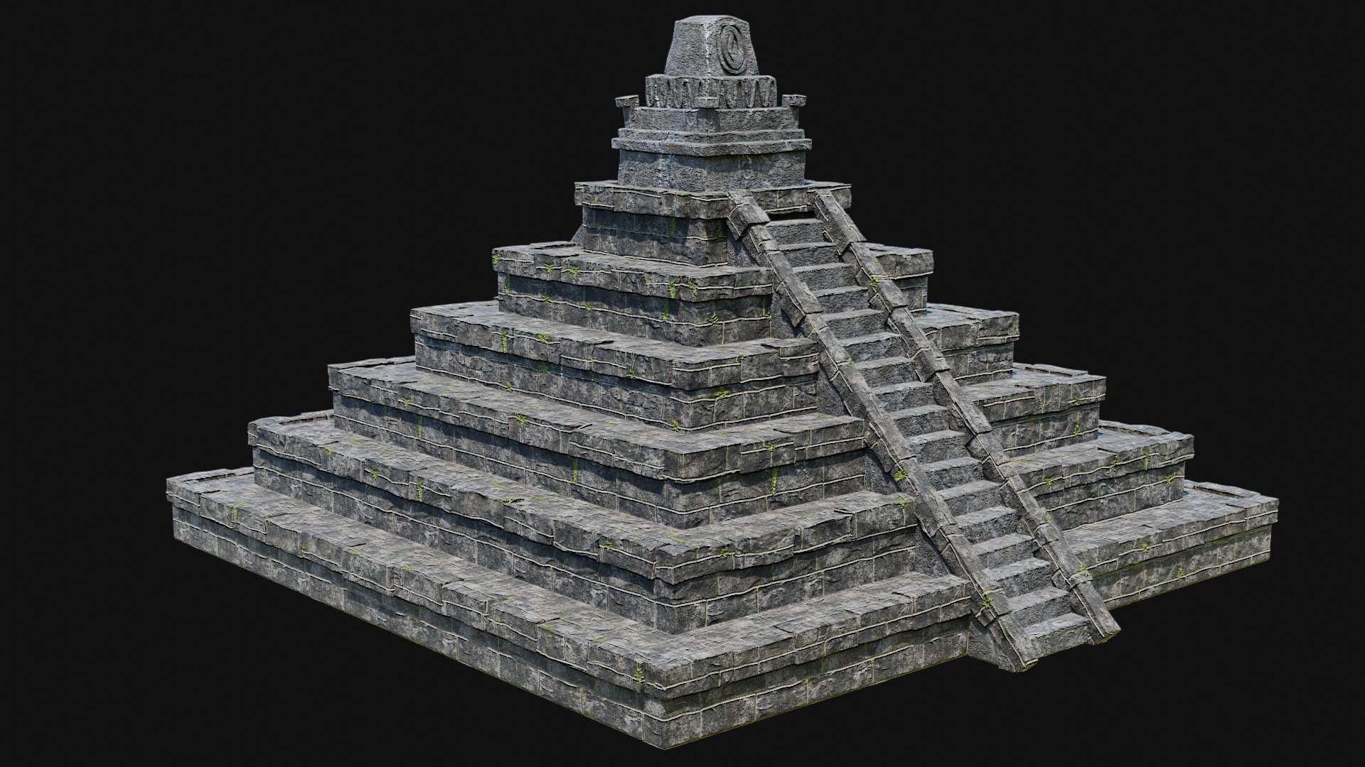 3D CELTIC ANCIENT PYRAMID PYRAMIDS TEMPLE RUINS RUINED COLLECTION ...
