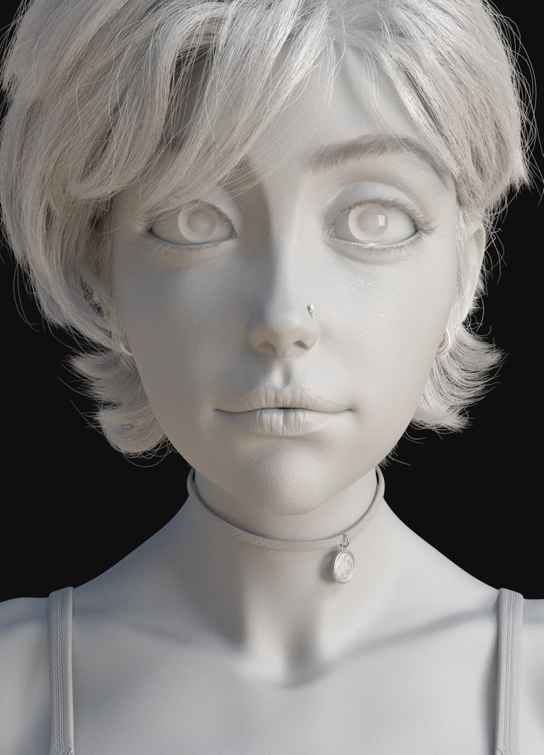 3D Jessica - Semi-realistic Character - TurboSquid 1955577