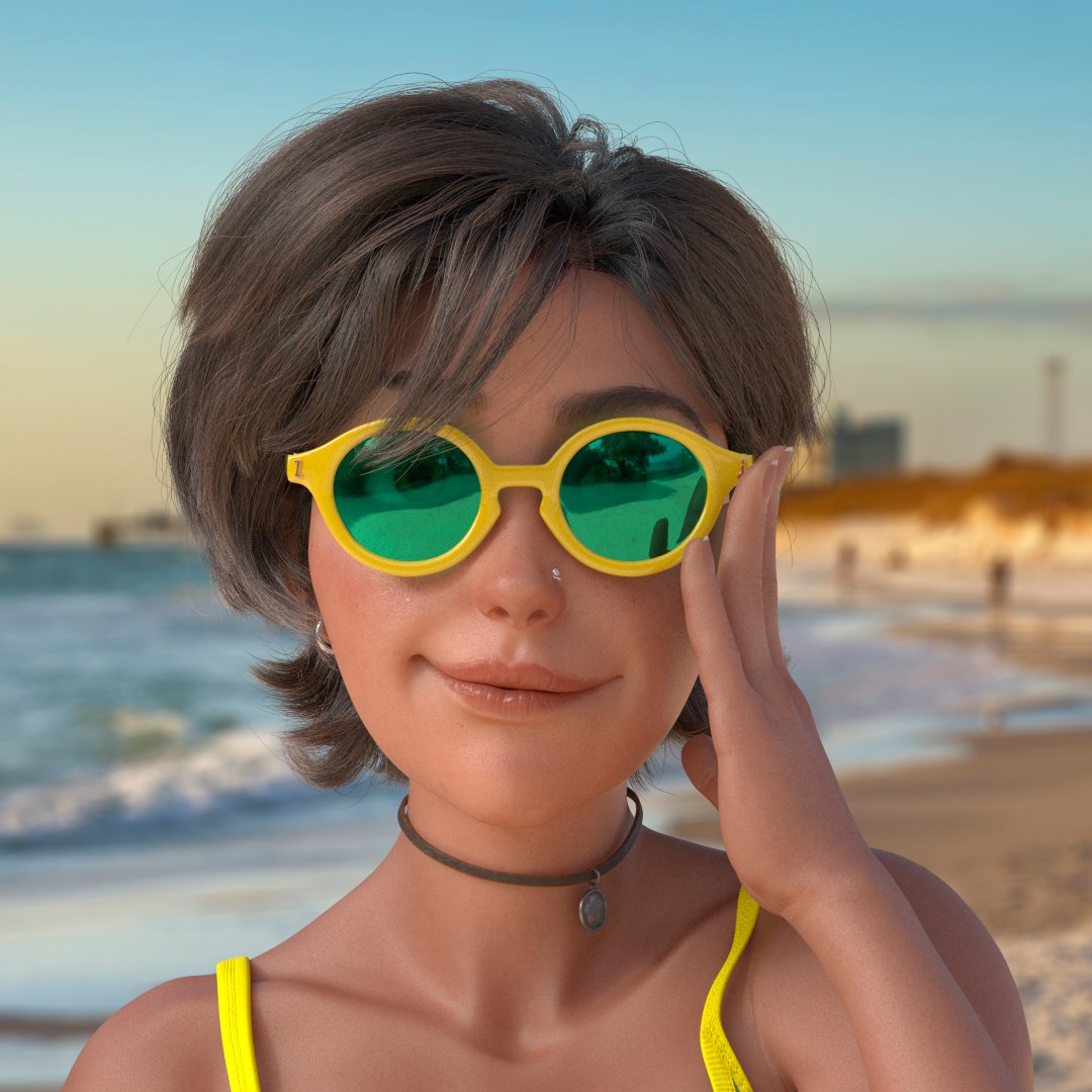 3D Jessica - Semi-realistic Character - TurboSquid 1955577
