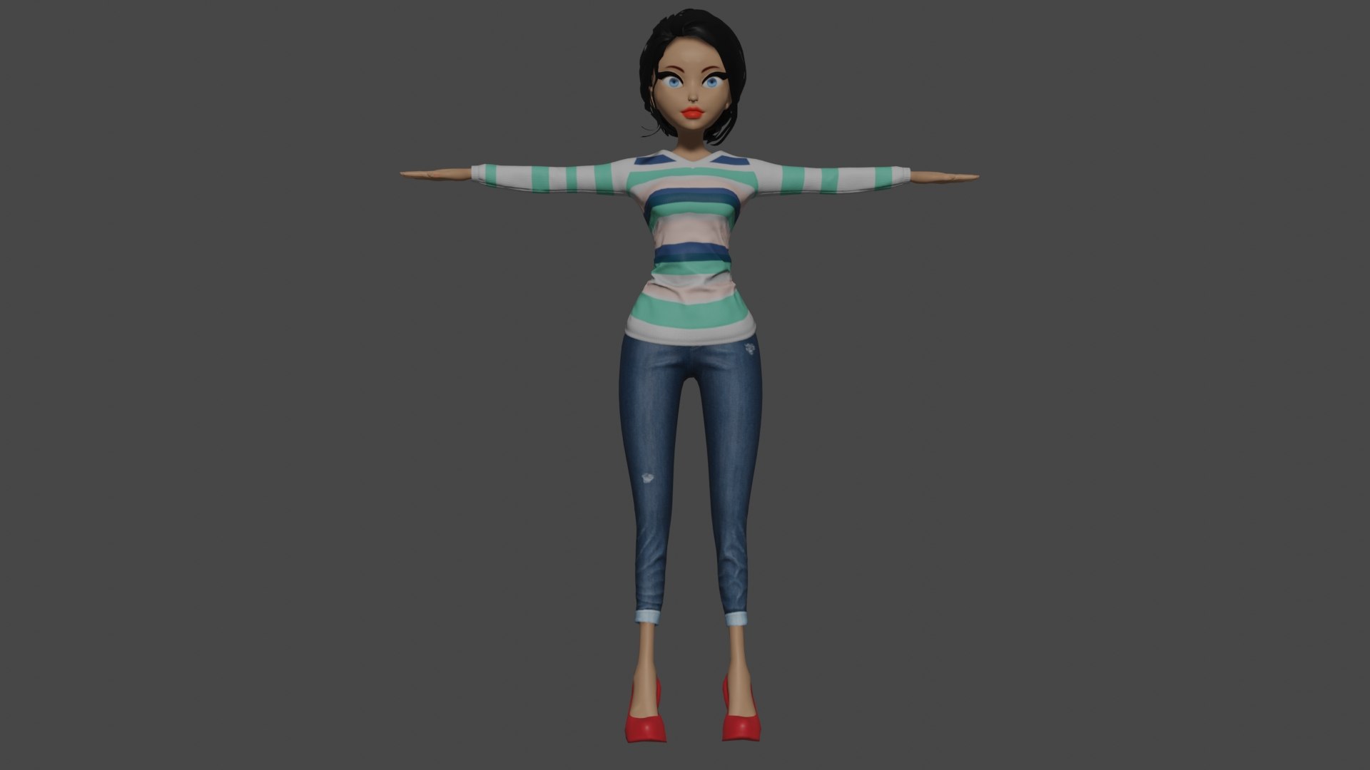 Mom 3d Rigged Model Turbosquid 1734290