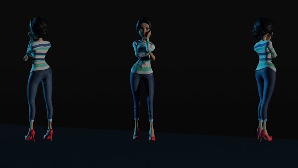 Mom 3d Rigged Model Turbosquid 1734290