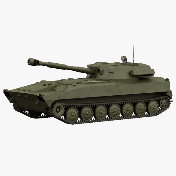 2s34 hosta artillery model - TurboSquid 1201169