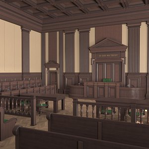 Courtroom 3D Models for Download | TurboSquid