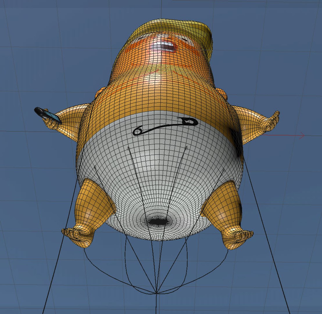 Donald trump baby balloon 3D - TurboSquid 1307801