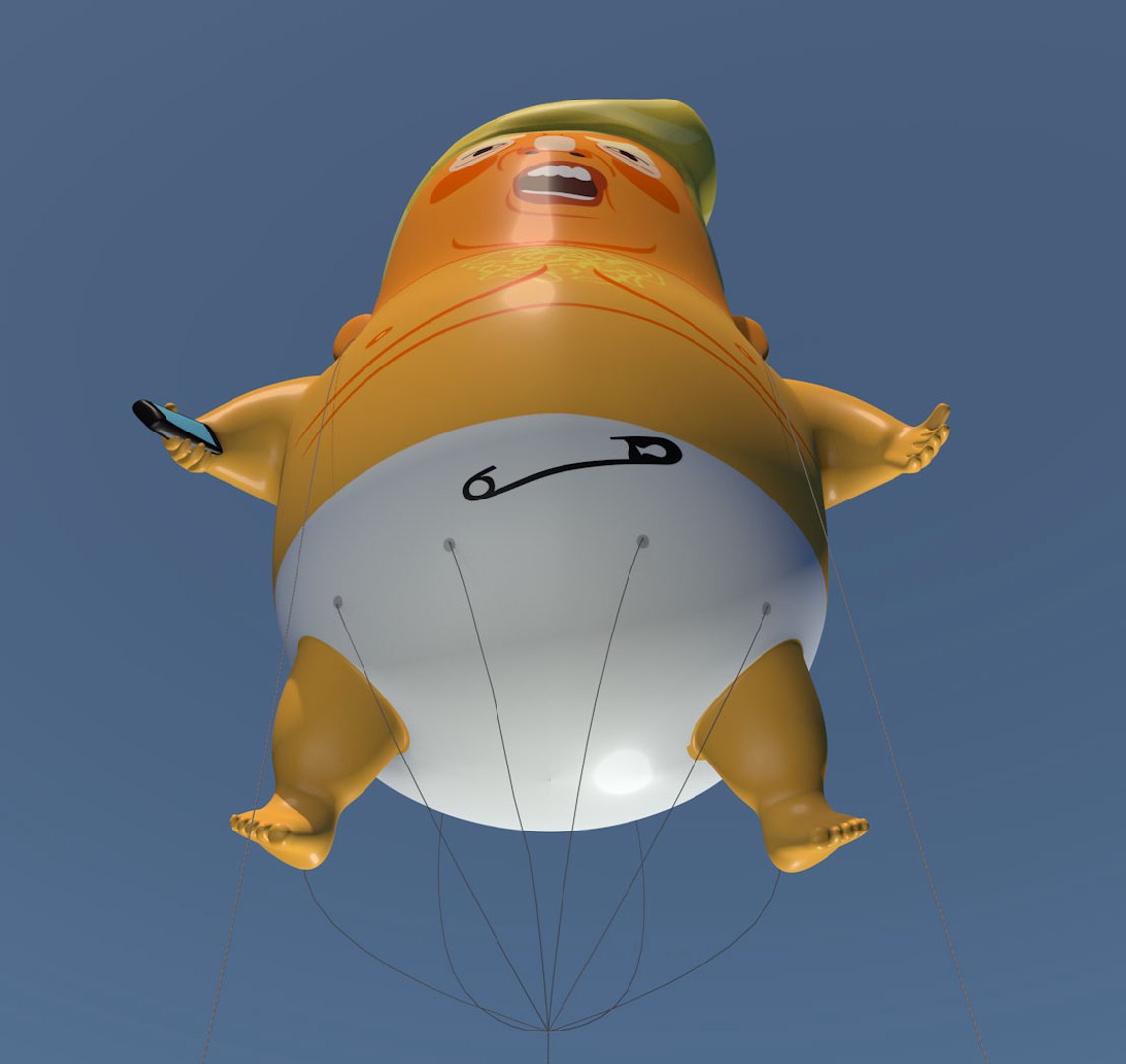 Donald trump baby balloon 3D - TurboSquid 1307801