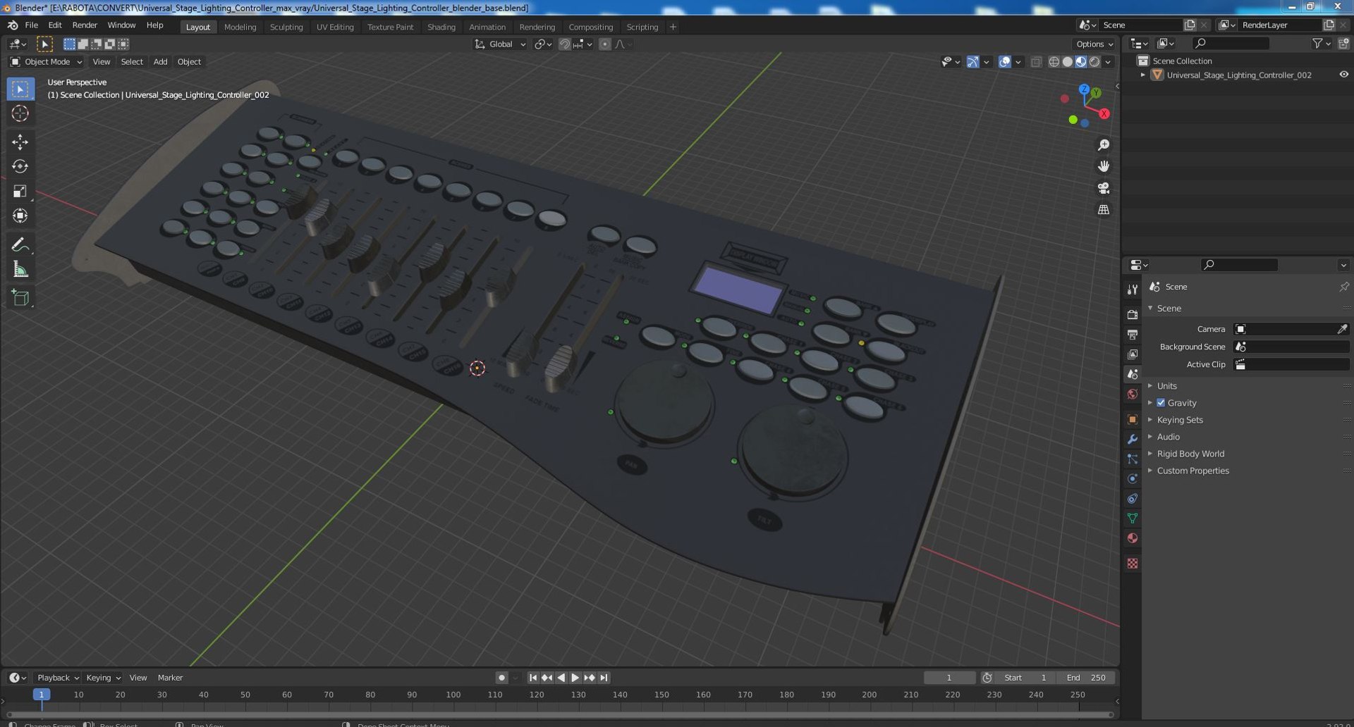 3D Universal Stage Lighting Controller Model - TurboSquid 2071688