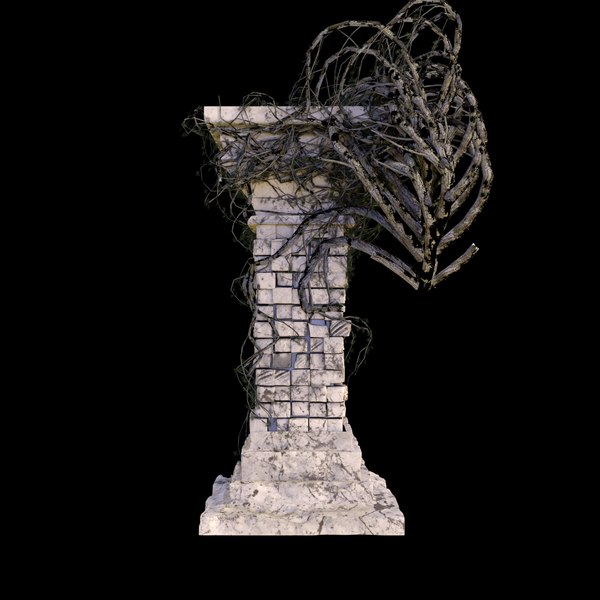 column ivy 3d model