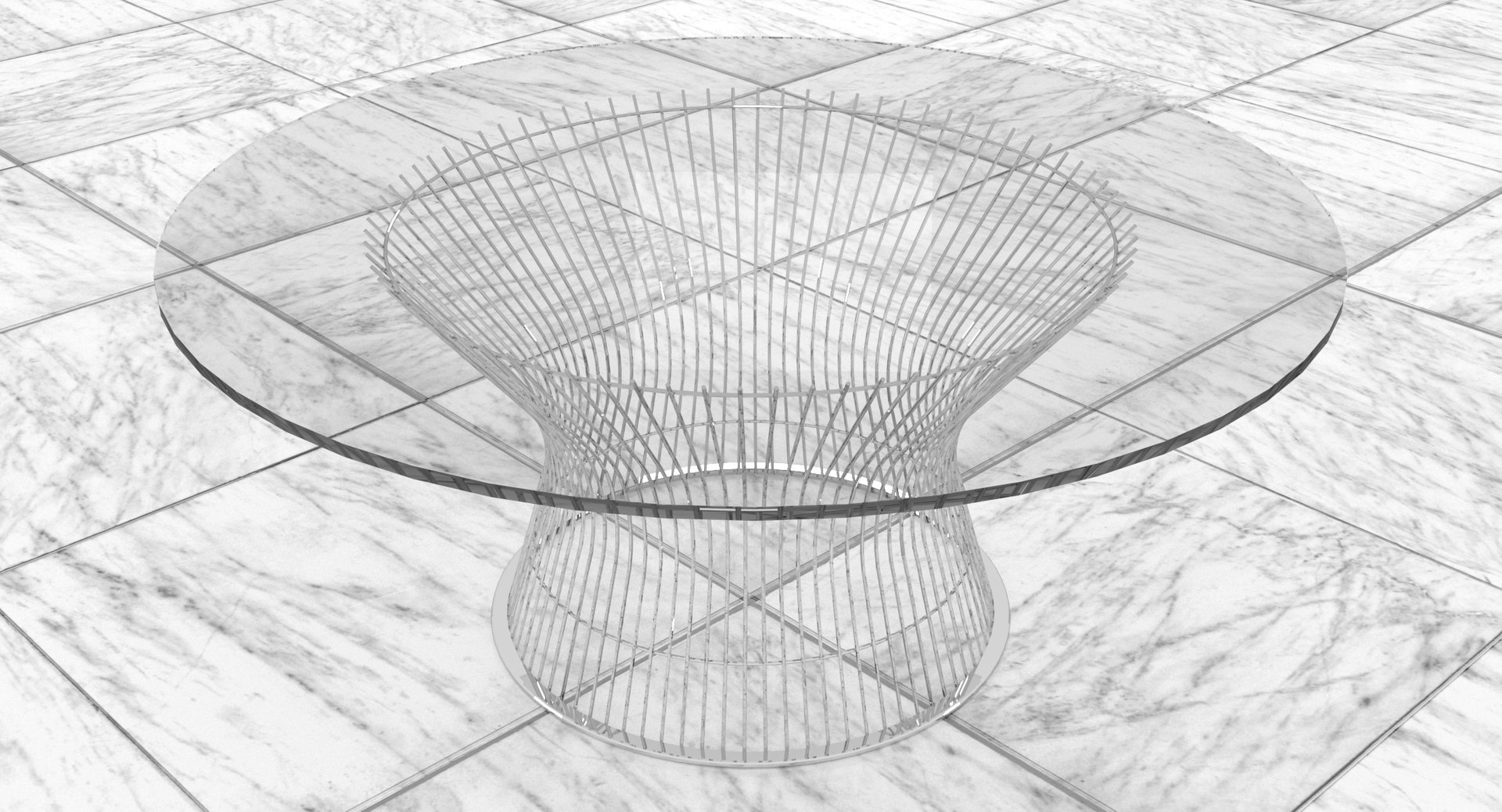 Platner Coffee Table 3D Model - TurboSquid 2016923