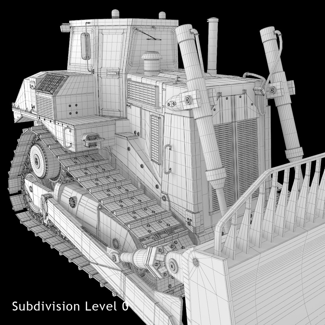 3D bulldozer - TurboSquid 985212