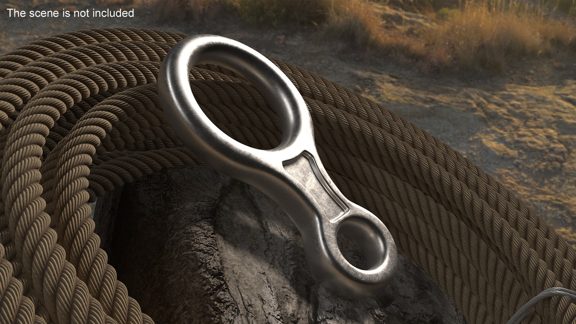 3D Model Aluminum Figure 8 Descender - TurboSquid 2191753