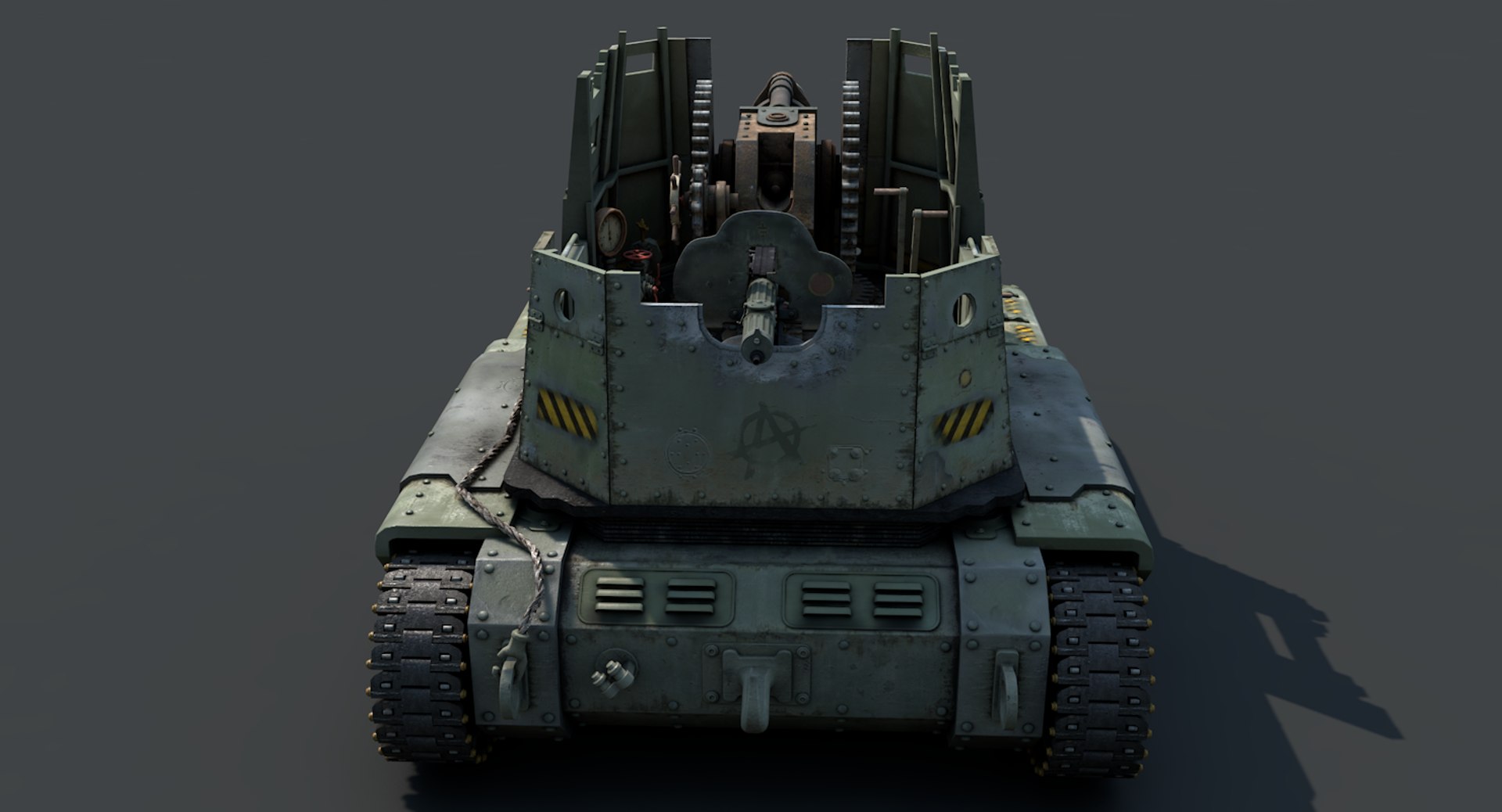 Tank Post Apocalyptic 3d Model