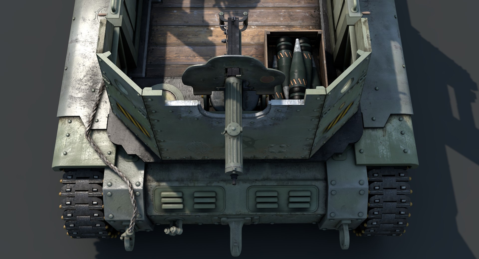 Tank Post Apocalyptic 3d Model