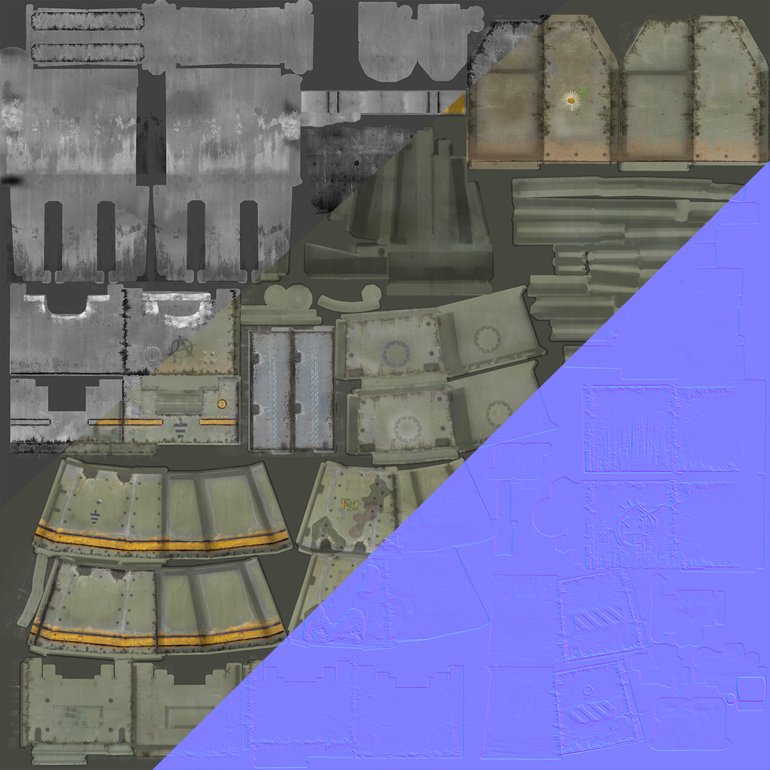 tank post apocalyptic 3d model