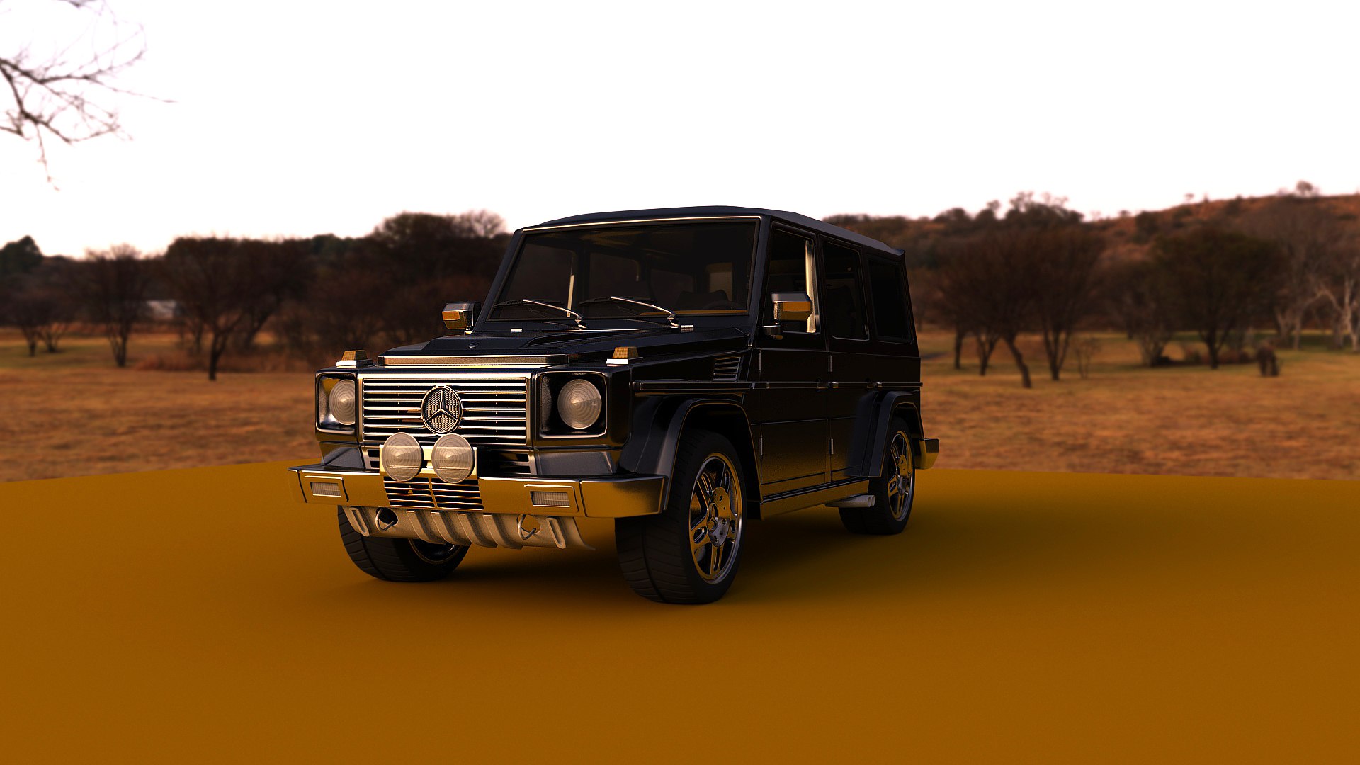 Mercedes G Class Chrome 3D - TurboSquid 1991495