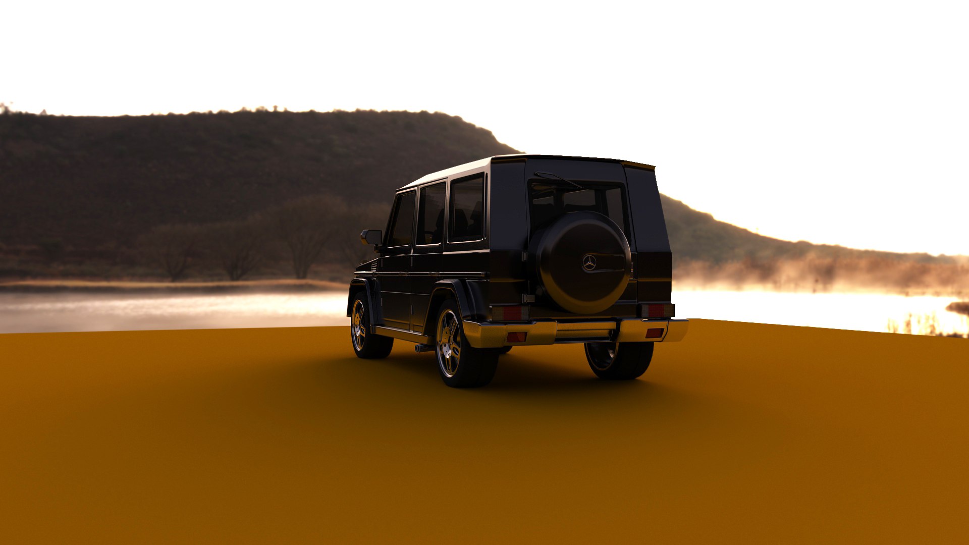 Mercedes G Class Chrome 3D - TurboSquid 1991495