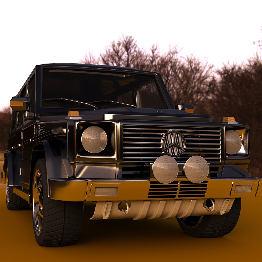 Mercedes G Class Chrome 3D - TurboSquid 1991495