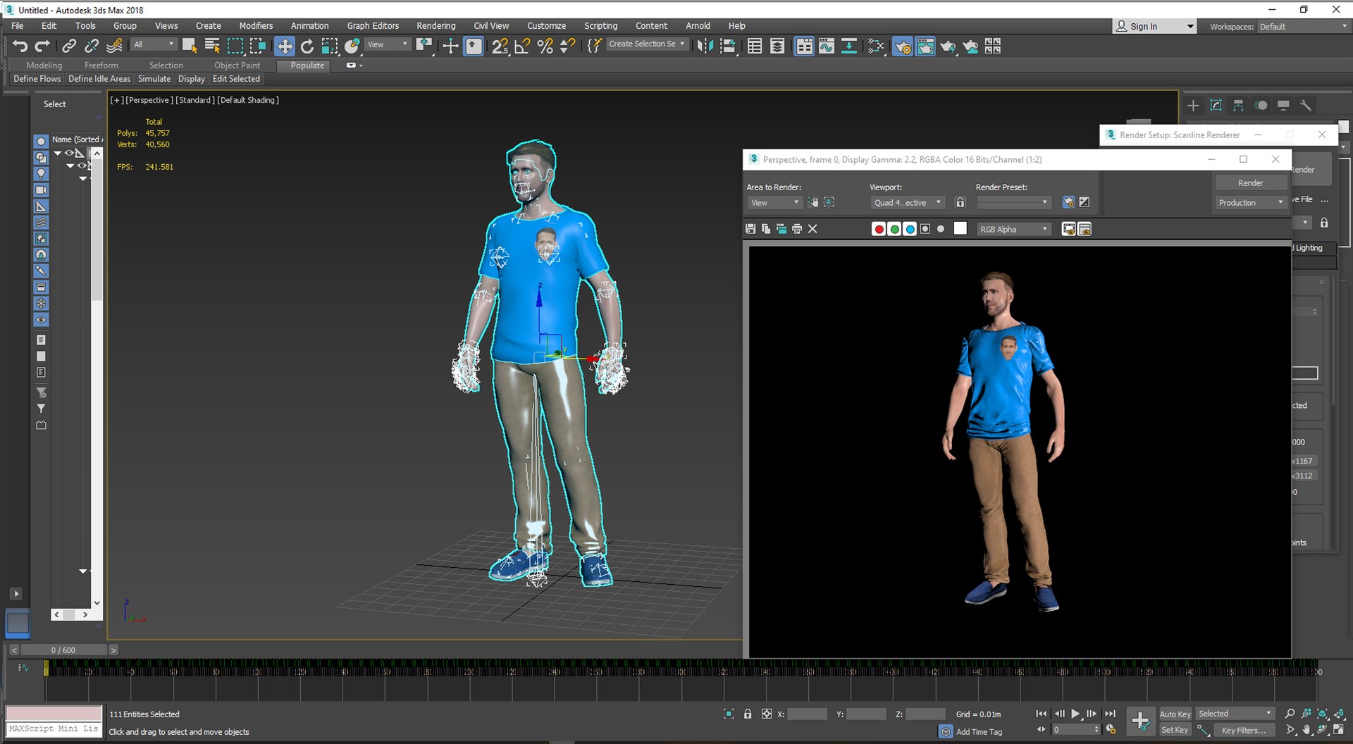 3D Ryan Reynolds 3D Rigged Model Ready For Animation - TurboSquid 1918459