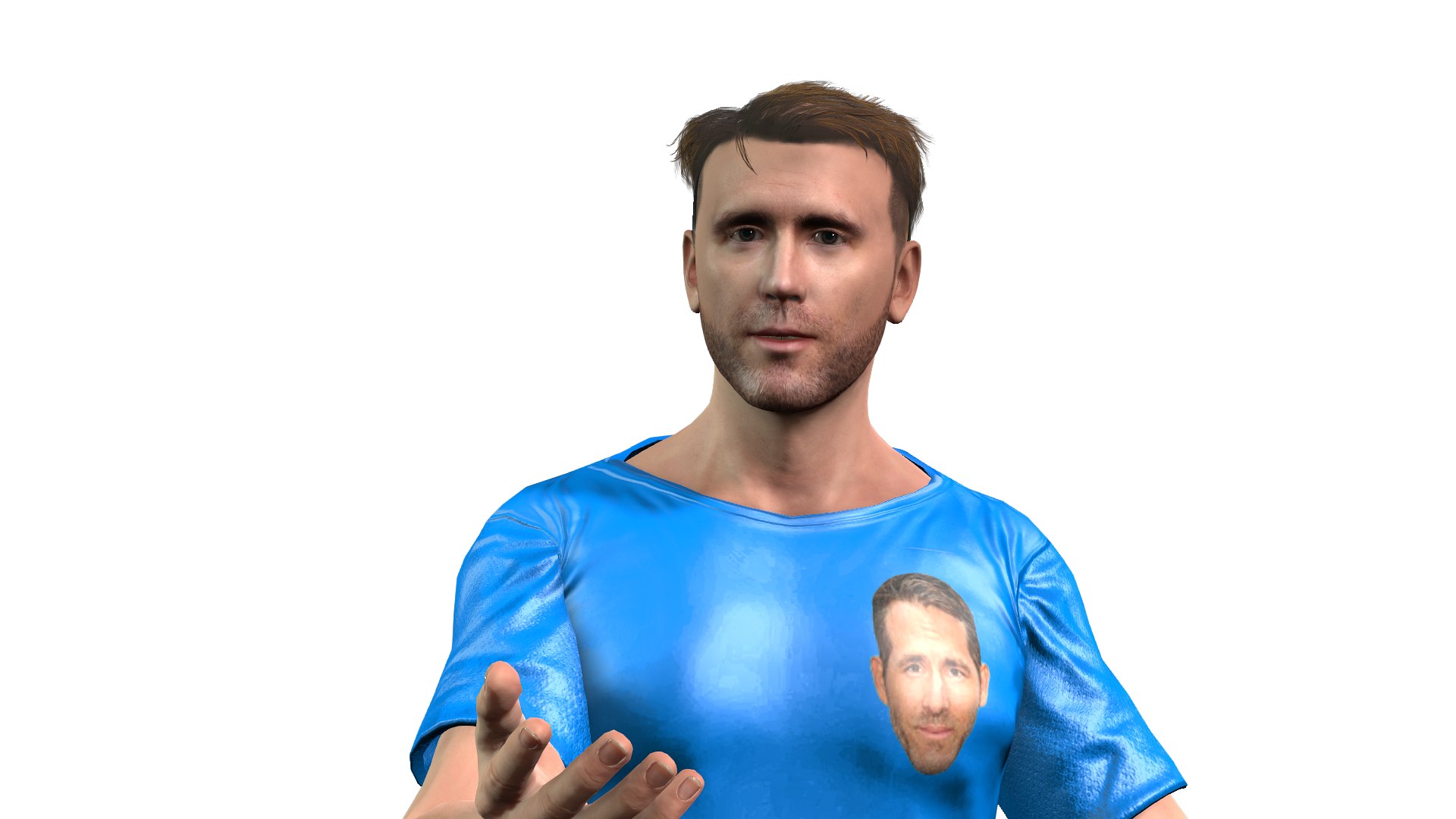 3D Ryan Reynolds 3D Rigged Model Ready For Animation - TurboSquid 1918459