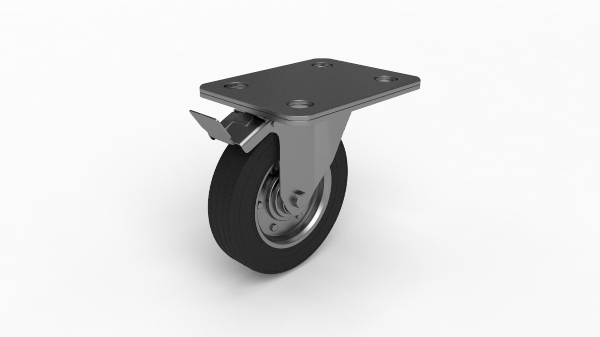 3d Caster Wheel