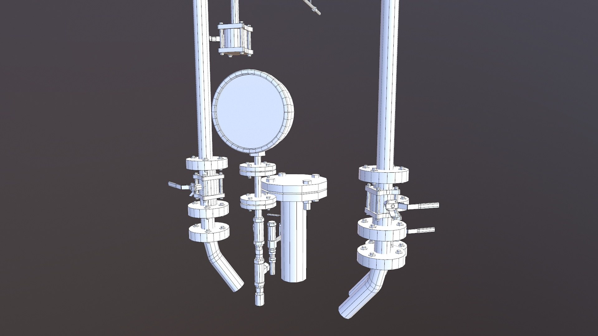 3D Valves And Flange - TurboSquid 2292005