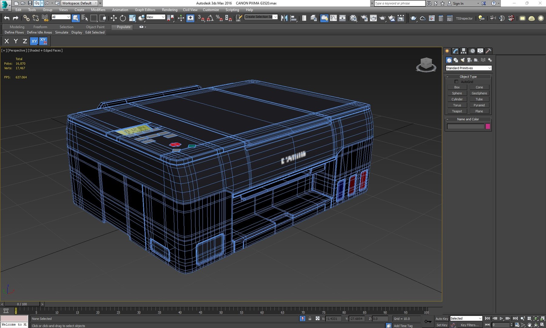 CANON PIXMA G3520 3D - TurboSquid 2193988