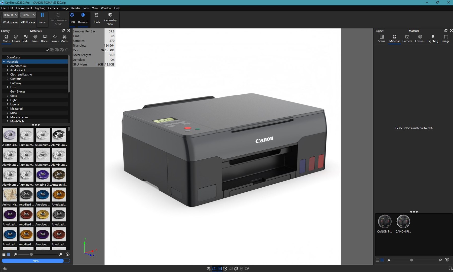 CANON PIXMA G3520 3D - TurboSquid 2193988