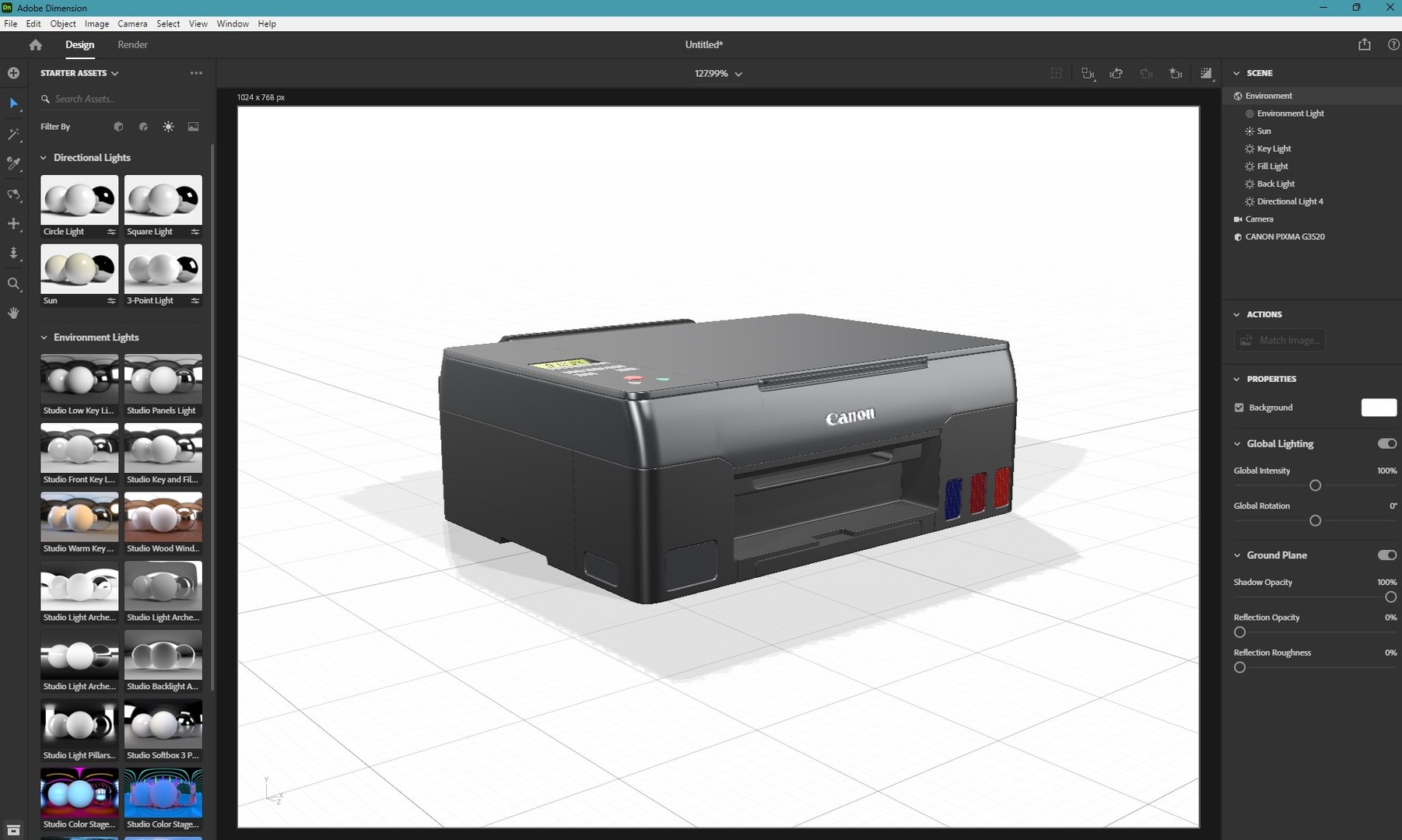 CANON PIXMA G3520 3D - TurboSquid 2193988