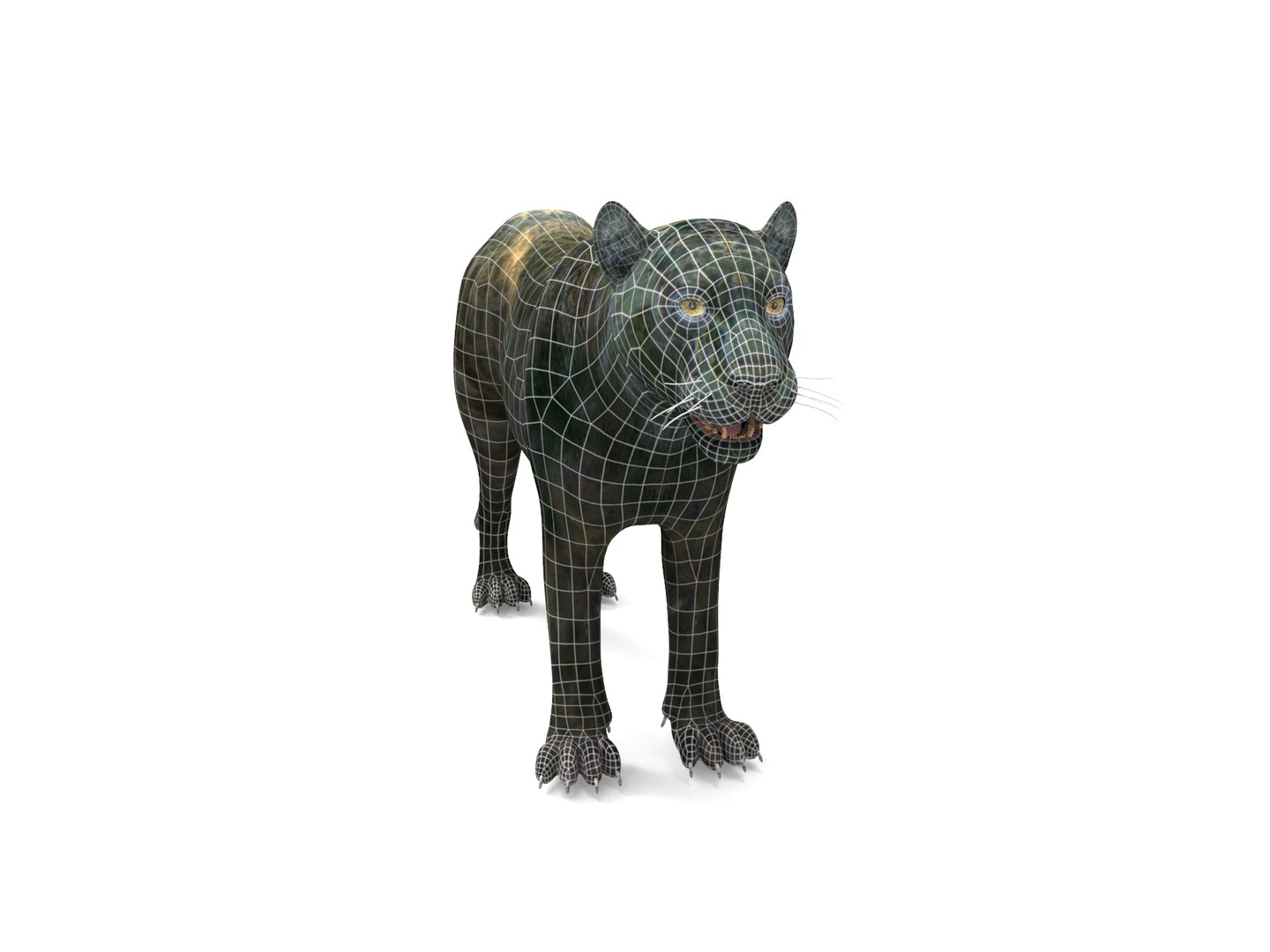 3D Realistic Panther Ready Model - TurboSquid 1284017