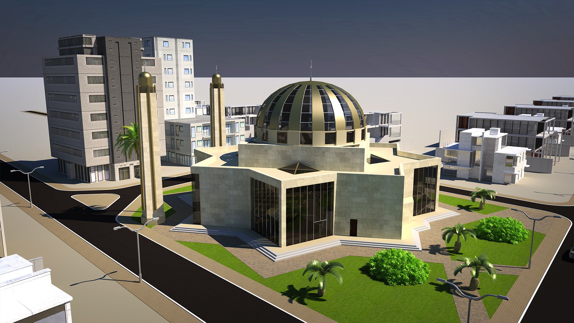 3D Sheikh Zayed Mosque Scenes - TurboSquid 2068268