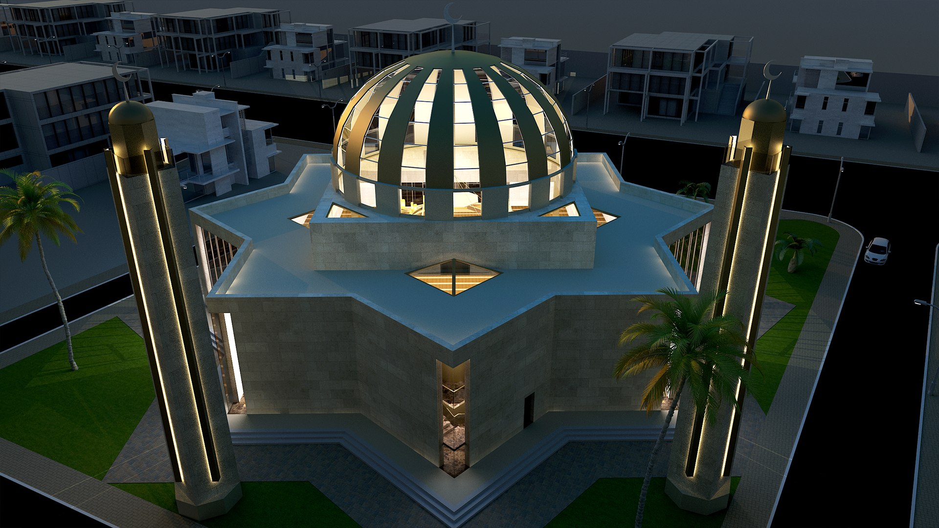 3D Sheikh Zayed Mosque Scenes - TurboSquid 2068268