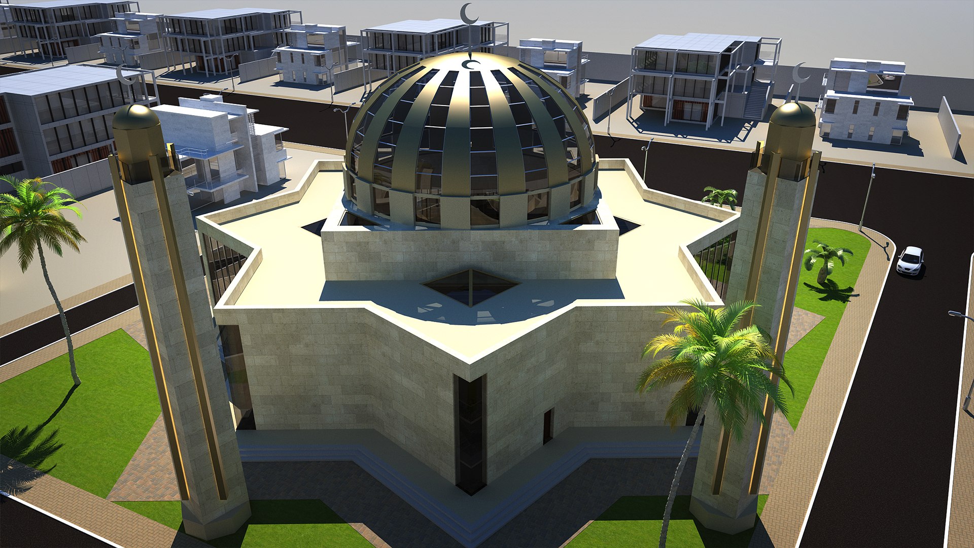 3D Sheikh Zayed Mosque Scenes - TurboSquid 2068268