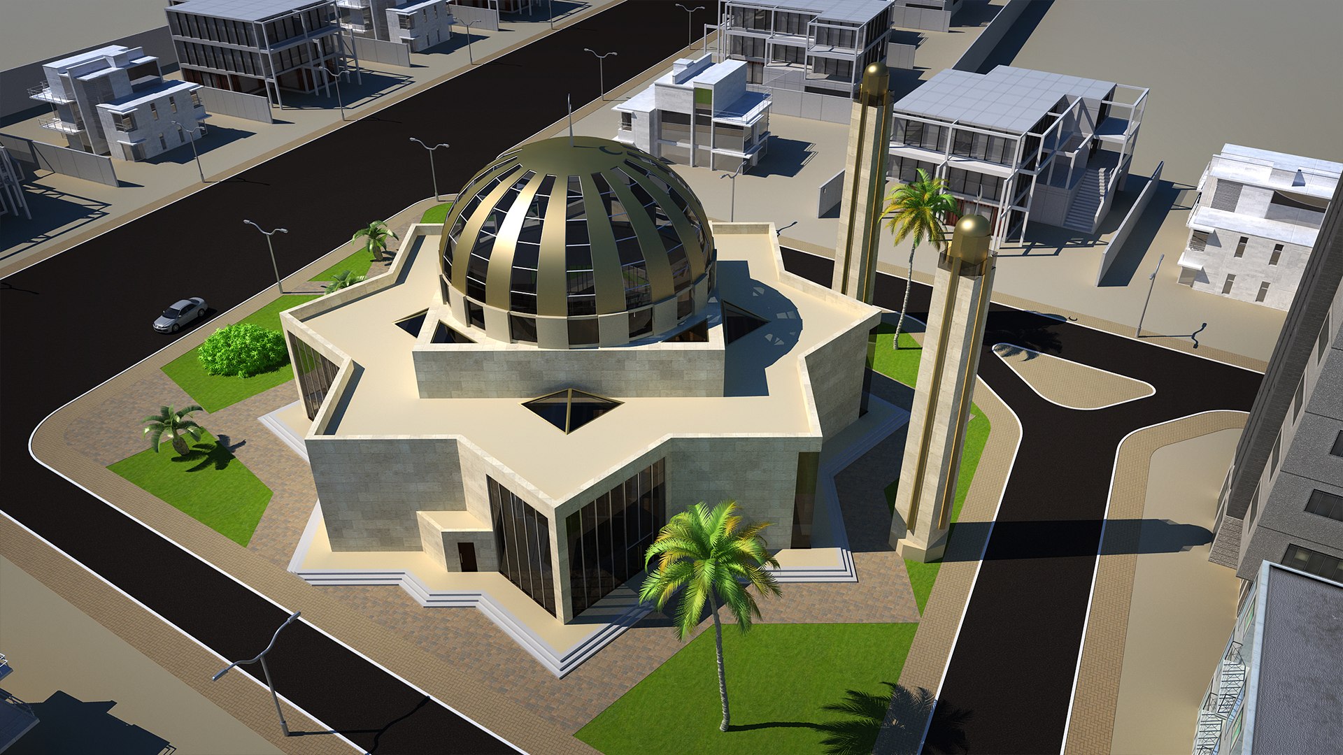 3D Sheikh Zayed Mosque Scenes - TurboSquid 2068268