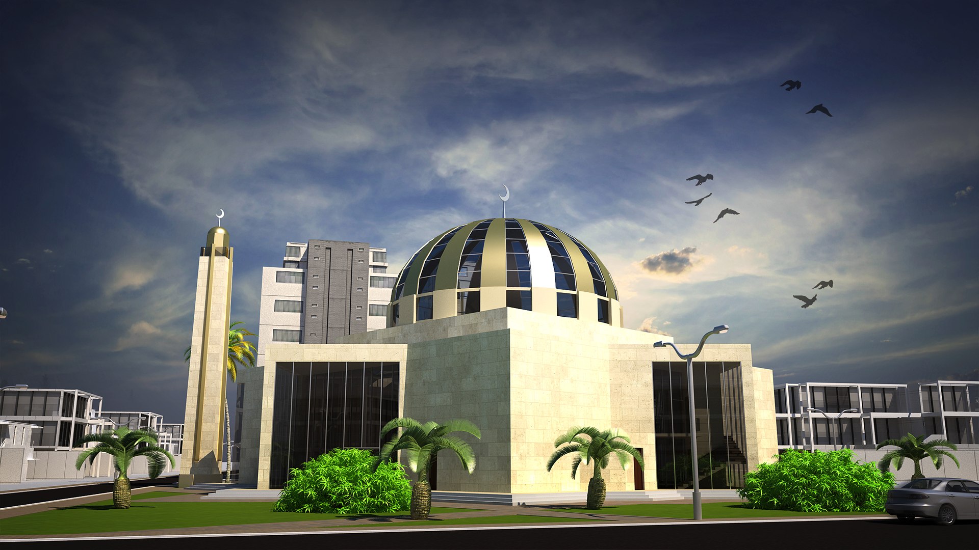 3D Sheikh Zayed Mosque Scenes - TurboSquid 2068268