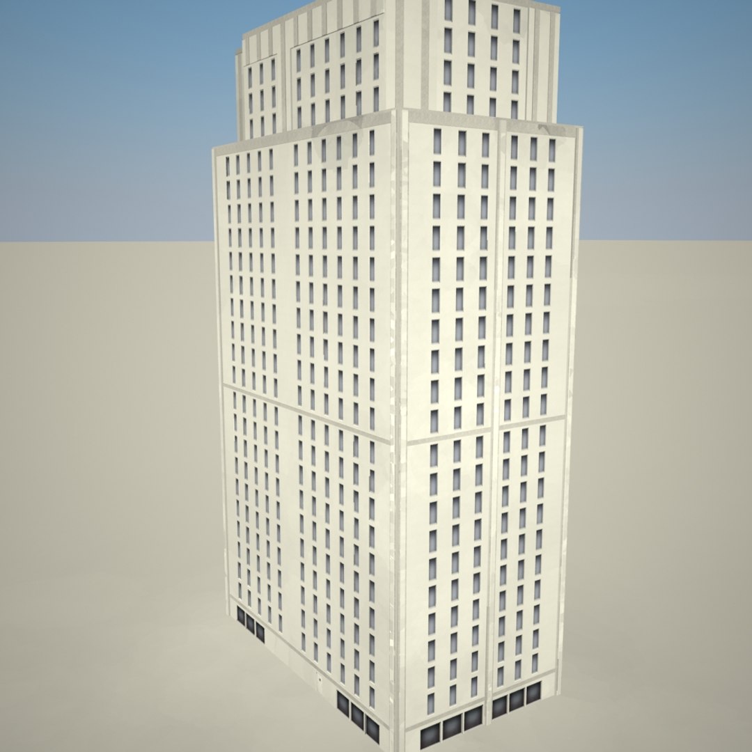 3d model city building