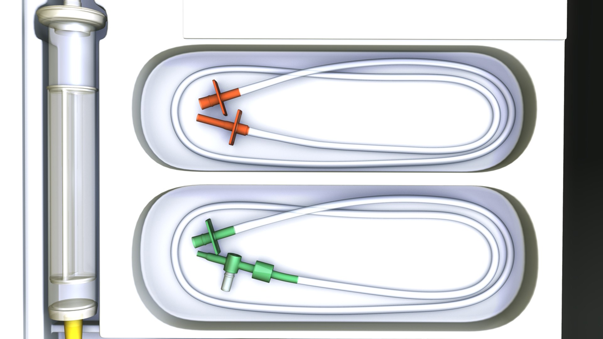 3d Model Catheter Set