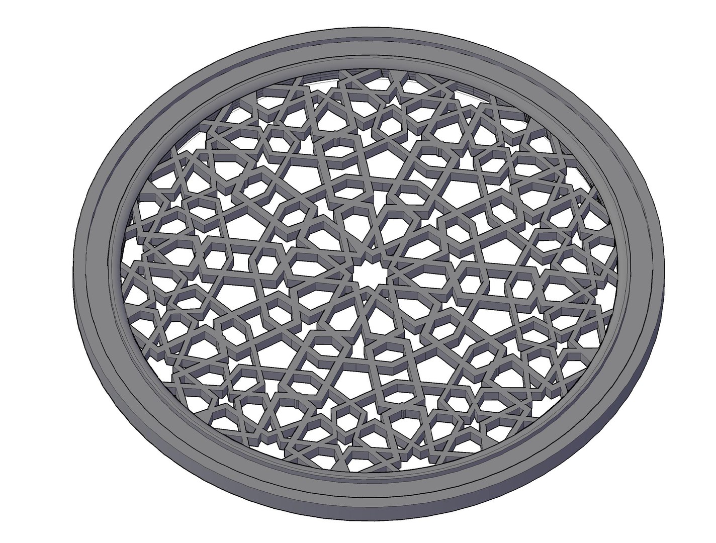 Islamic Decor Window Trim Model - TurboSquid 1396839