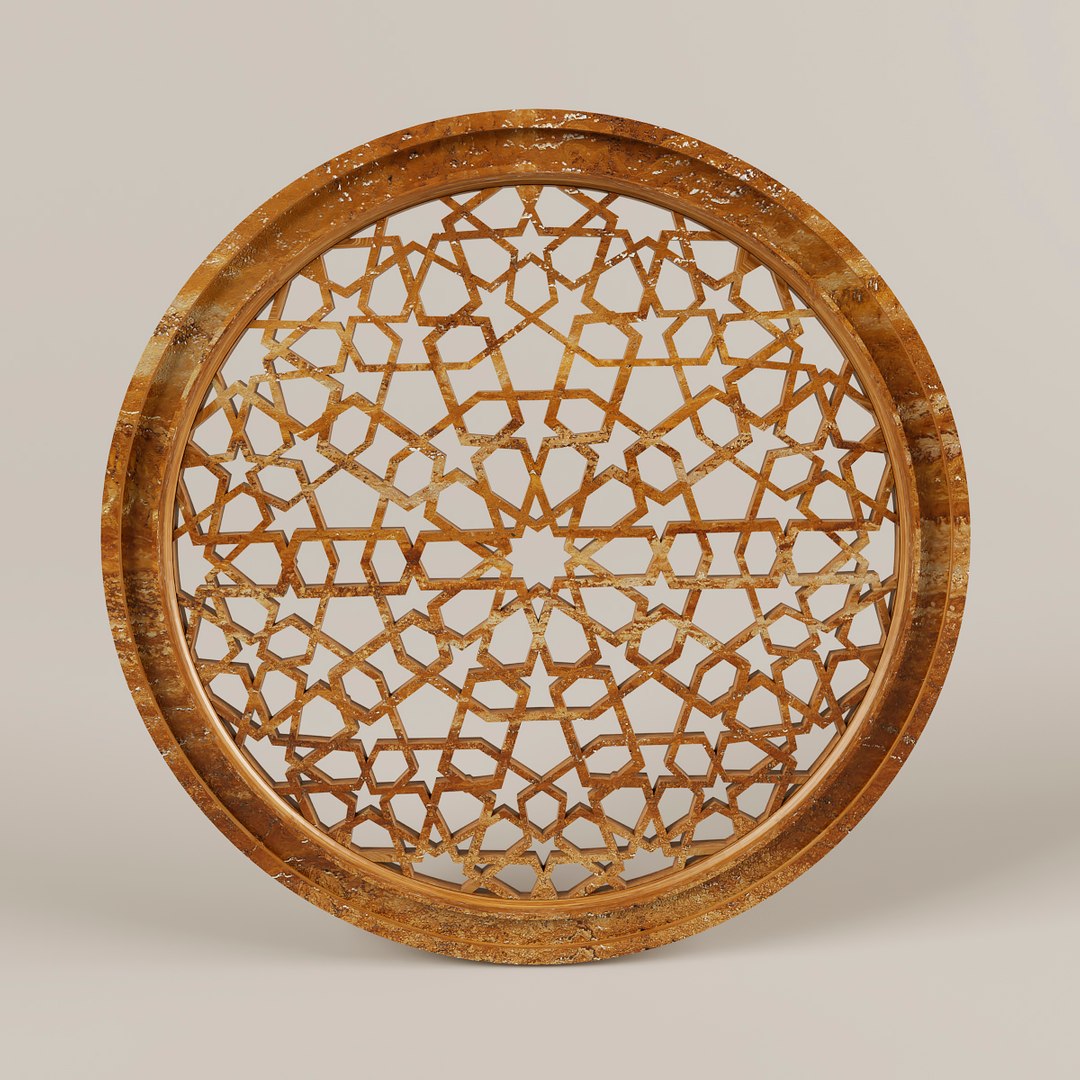 Islamic Decor Window Trim Model - TurboSquid 1396839