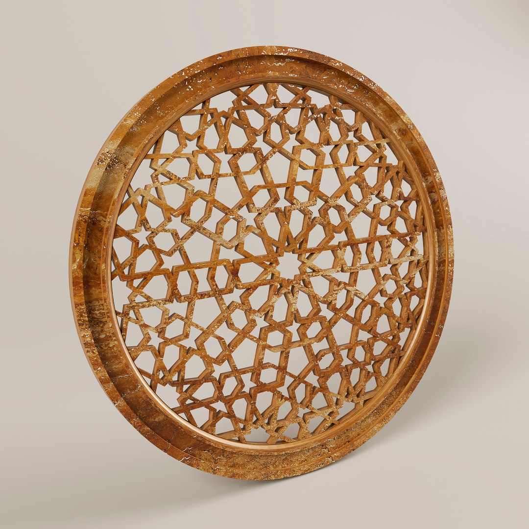 Islamic Decor Window Trim Model - TurboSquid 1396839