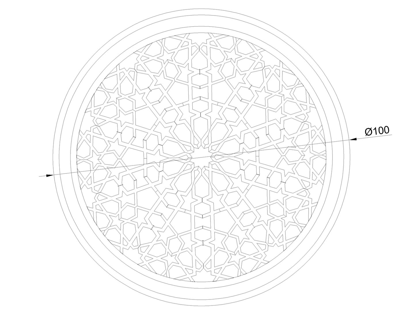 Islamic Decor Window Trim Model - TurboSquid 1396839