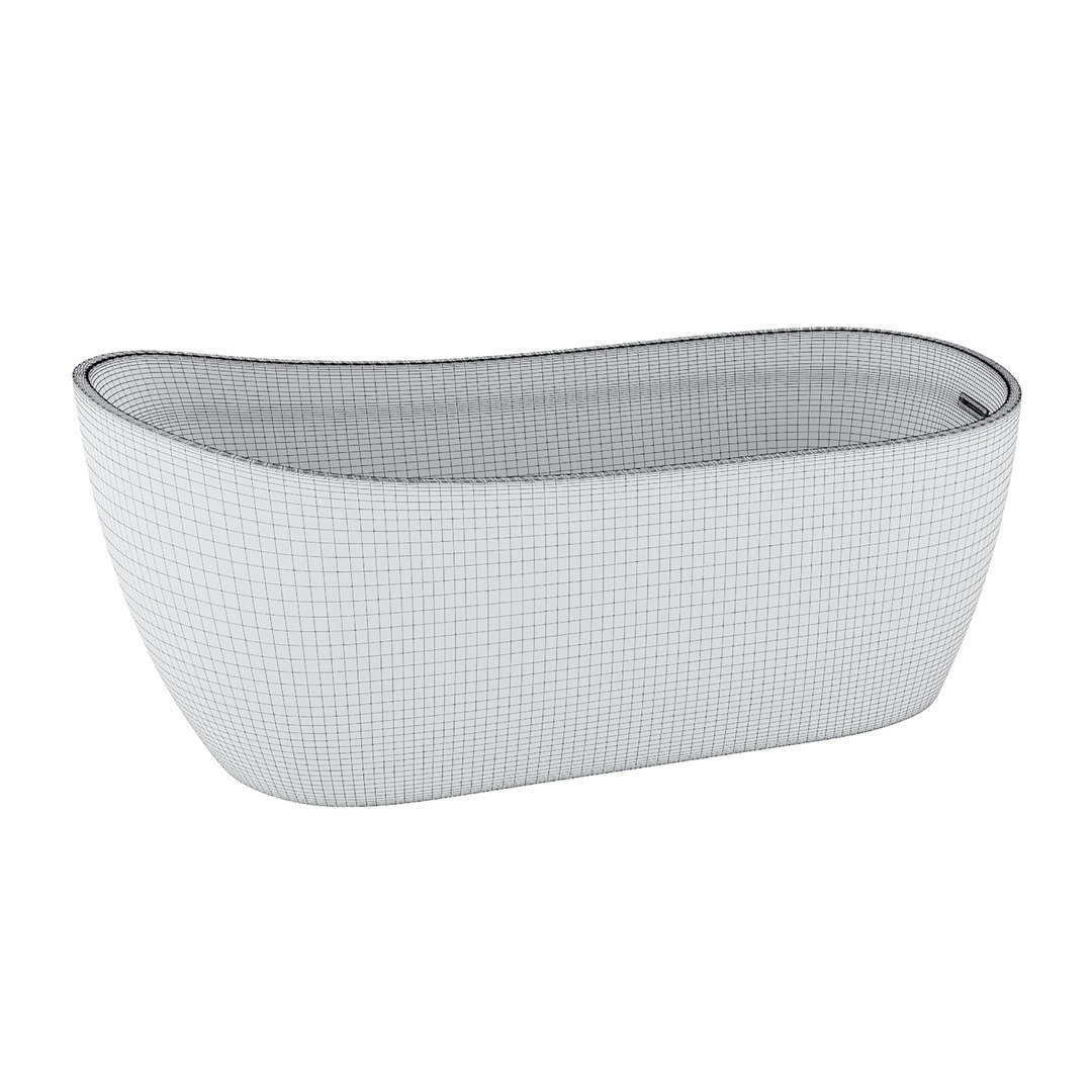 Sancos Perla Bathtub 3D - TurboSquid 2120942