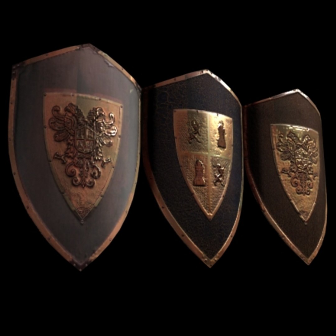 3d Model Of Shields