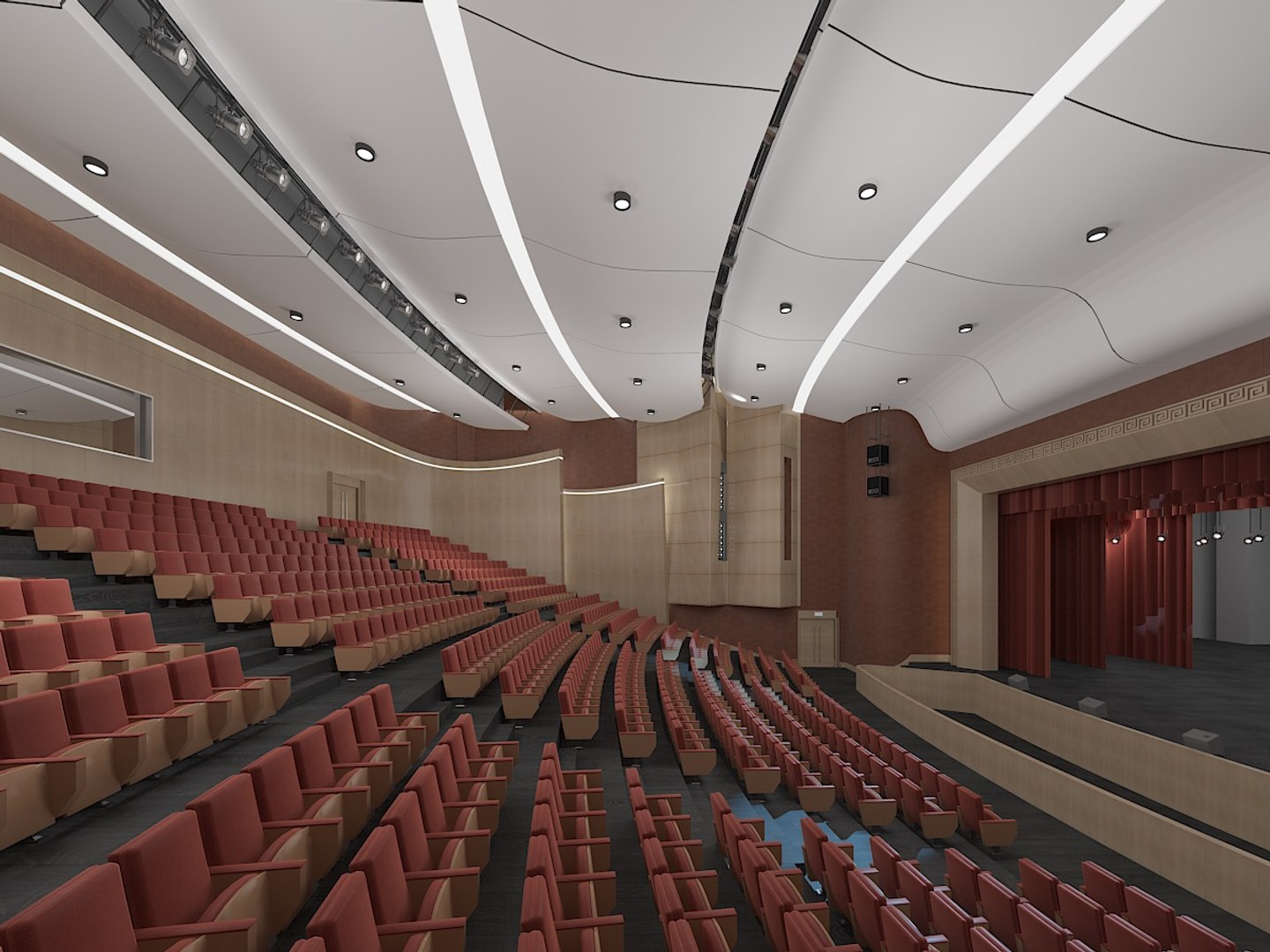 3D Theater 2 - TurboSquid 2044832