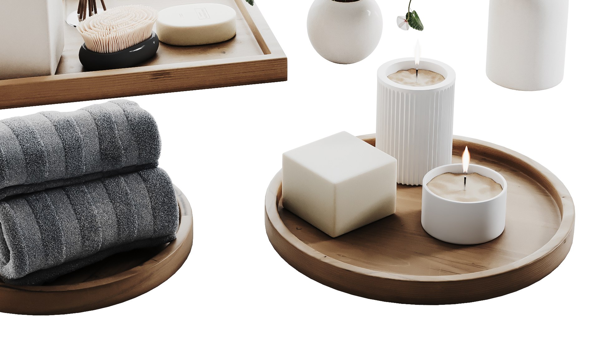 3D Decorative Set 011 Model - TurboSquid 2427564