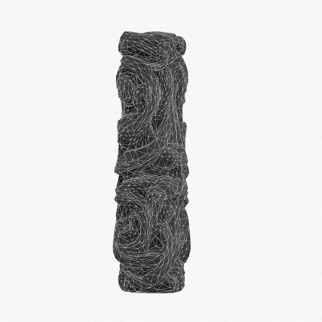 3d Medieval Column Steel