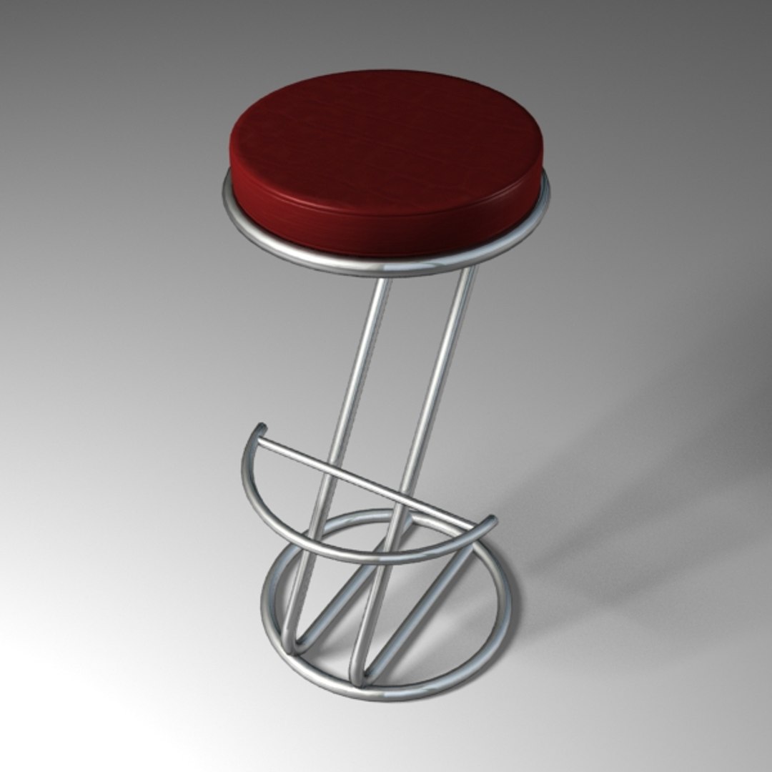3d model bar stool