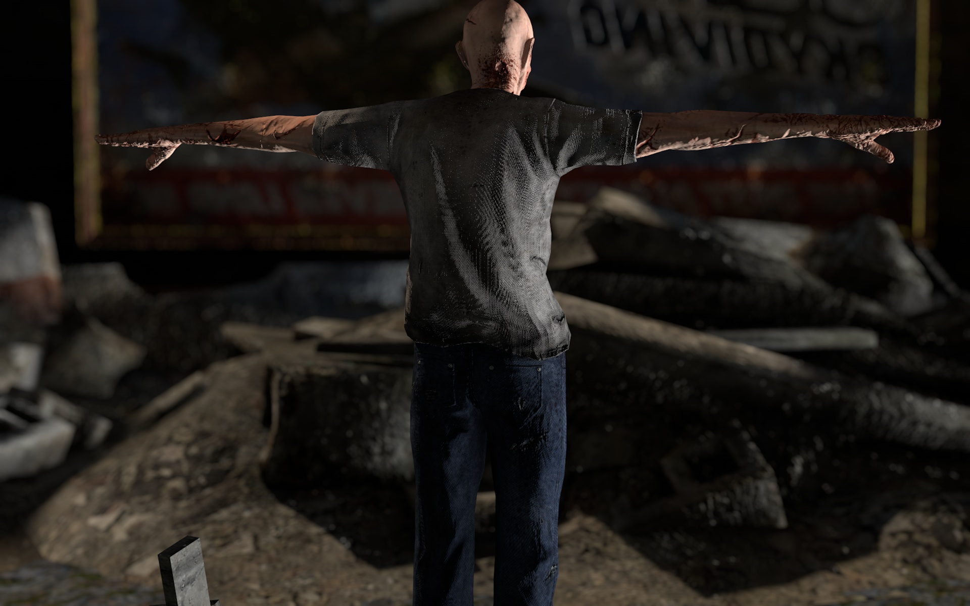 3D Character Zombie Men 3D model - TurboSquid 1716832