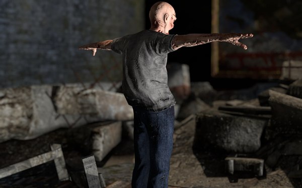 3D Character Zombie Men 3D model - TurboSquid 1716832