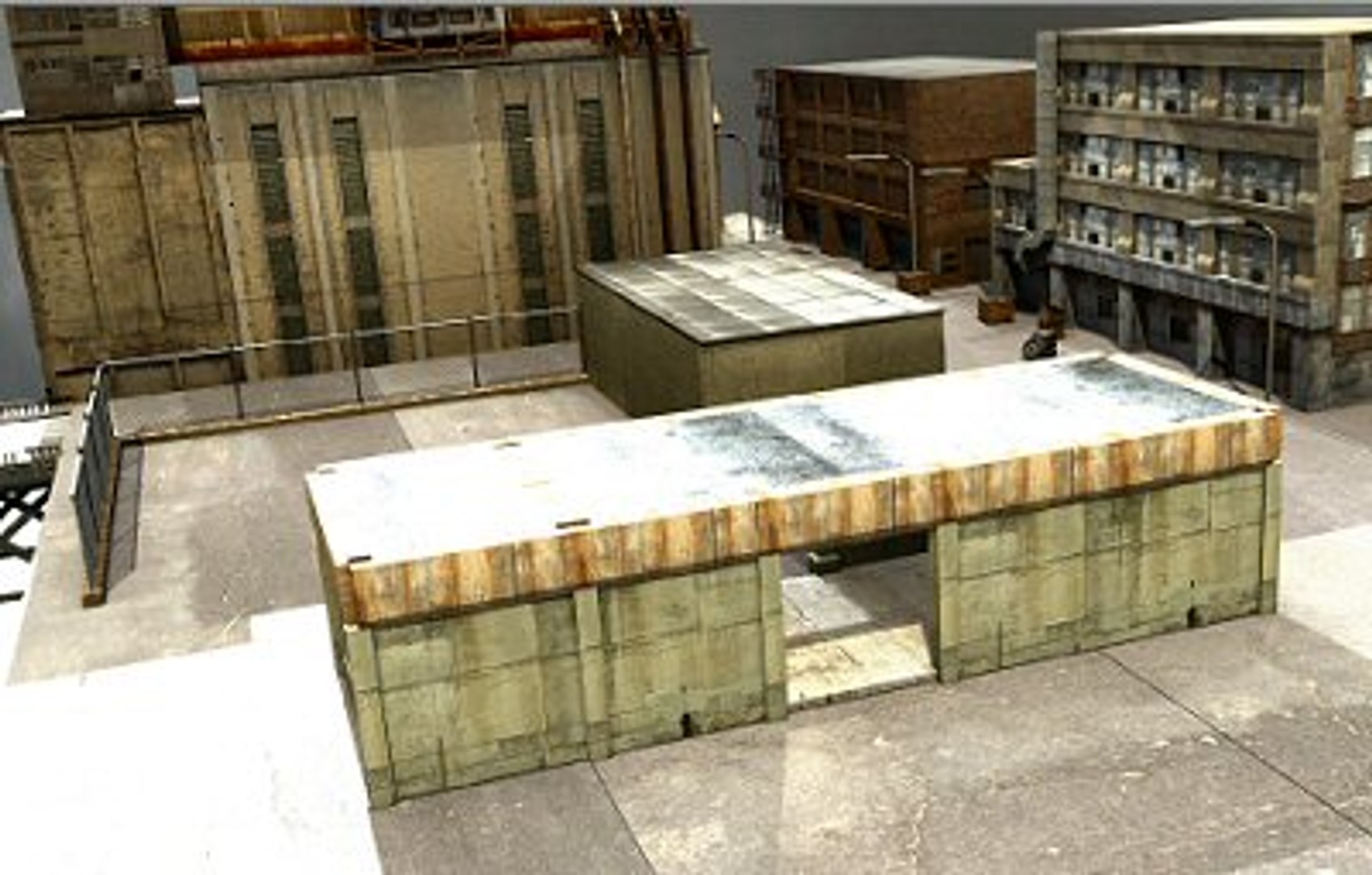 Dispatch Office Building 3d Model